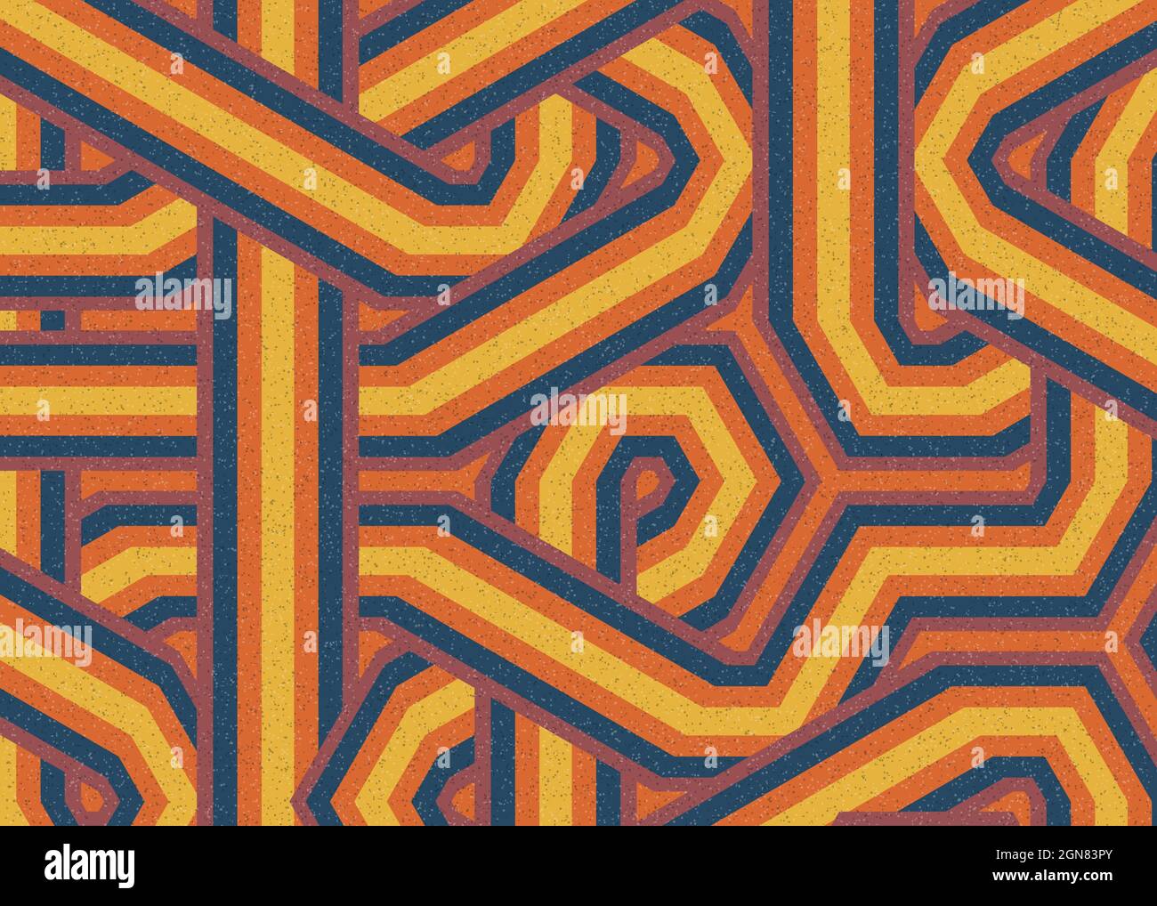 Computer-generated Hexagon Tile Connection art background design ...