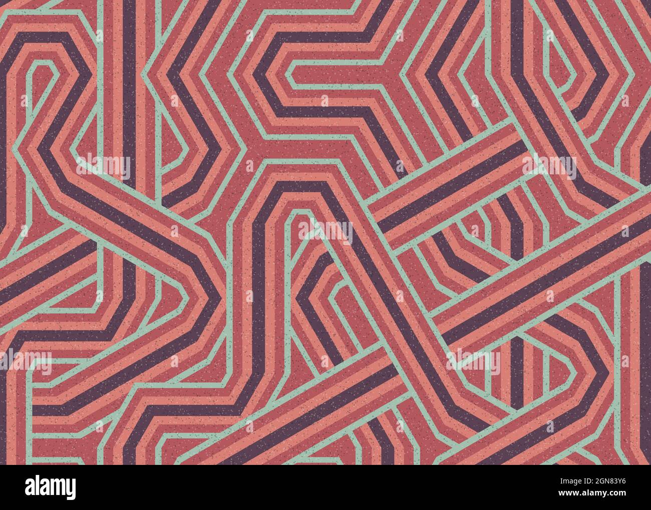 Computer-generated Hexagon Tile Connection art background design ...