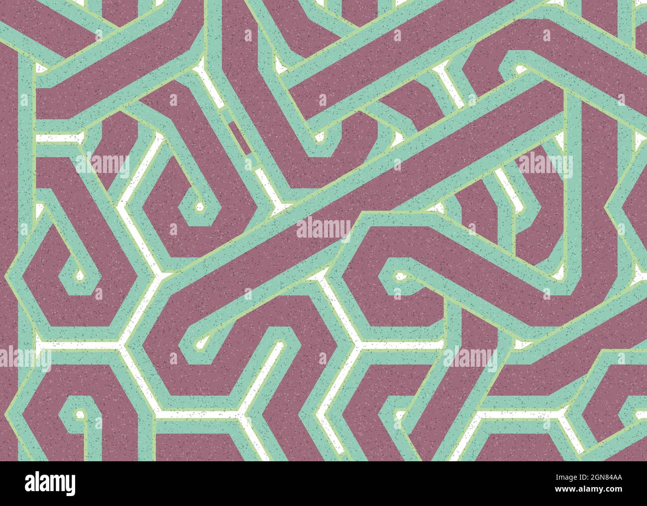 Computer-generated Hexagon Tile Connection art background design ...