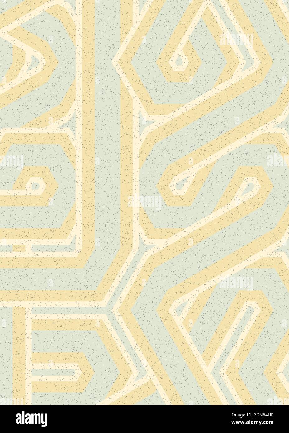 Computer-generated Hexagon Tile Connection art background design ...