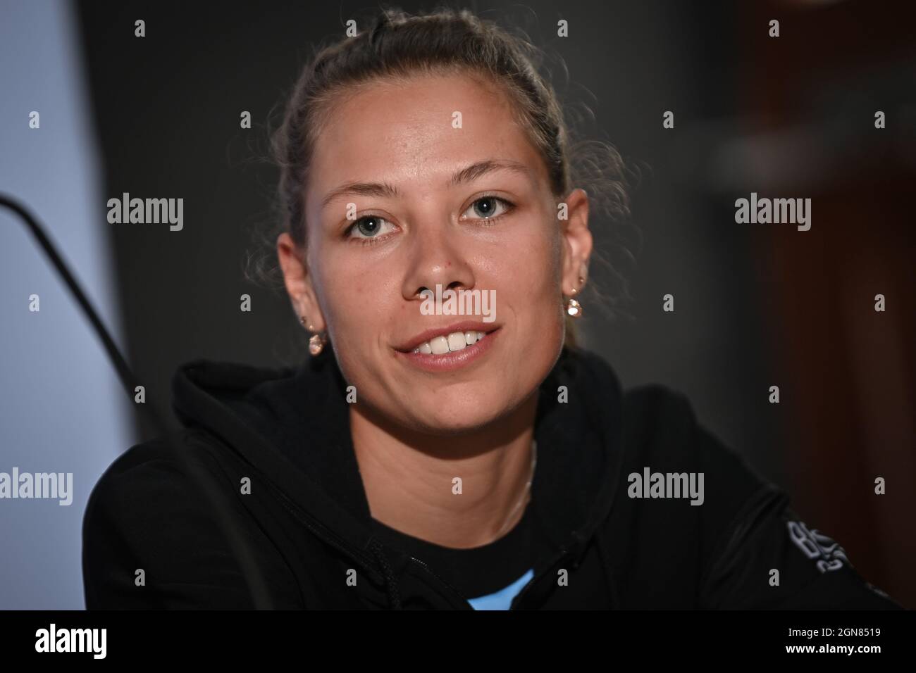 Belgian U23 Shari Bossuyt pictured during a press conference on the ...