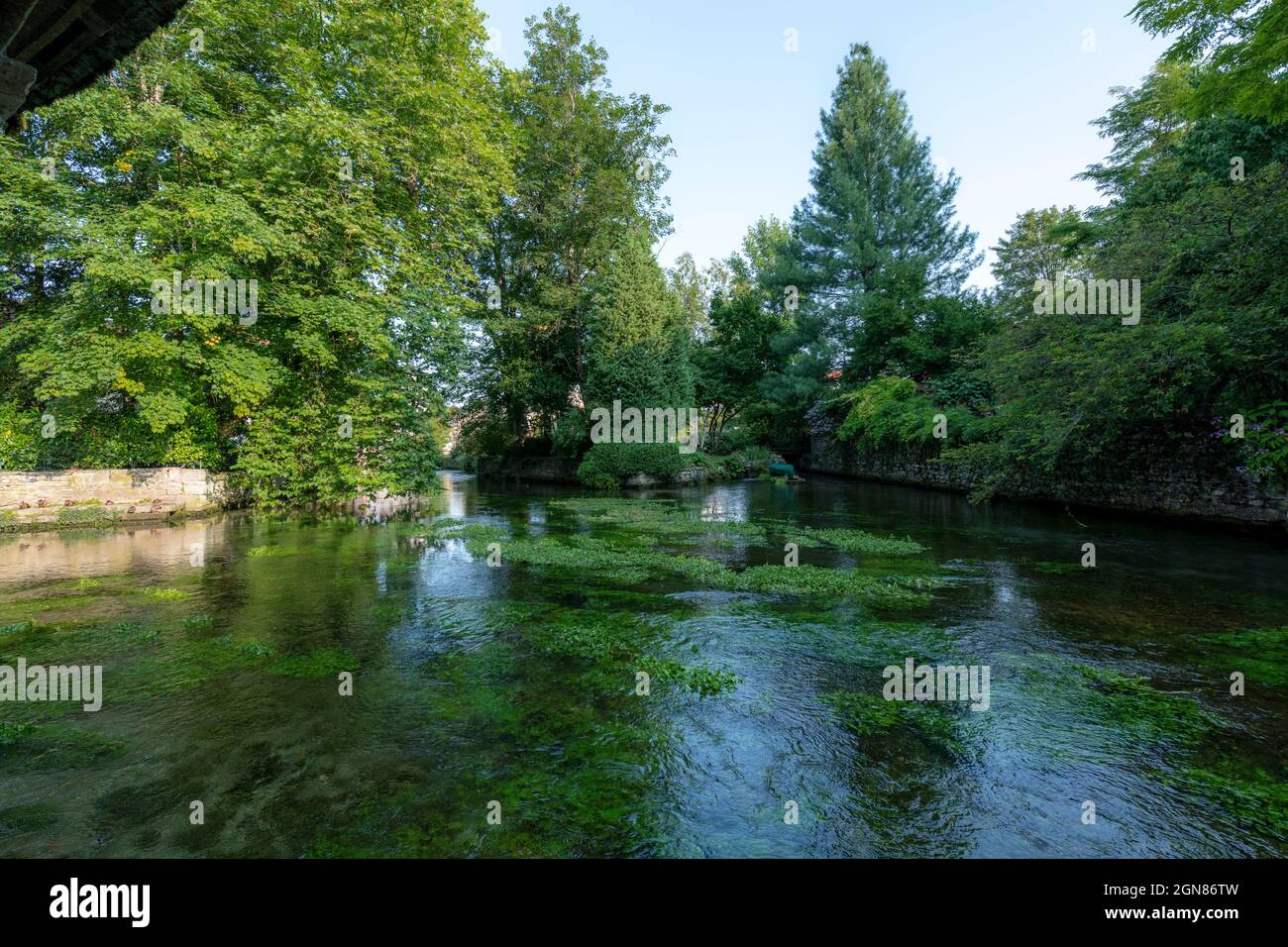 The River Beze at Beze, Cote d'Or, Burgundy, France Stock Photo - Alamy