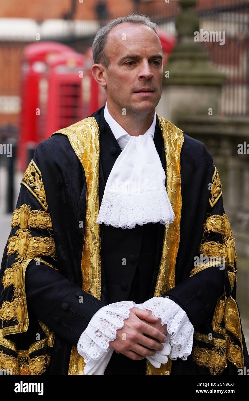 Dominic raab lord chancellor ceremony hi-res stock photography and ...