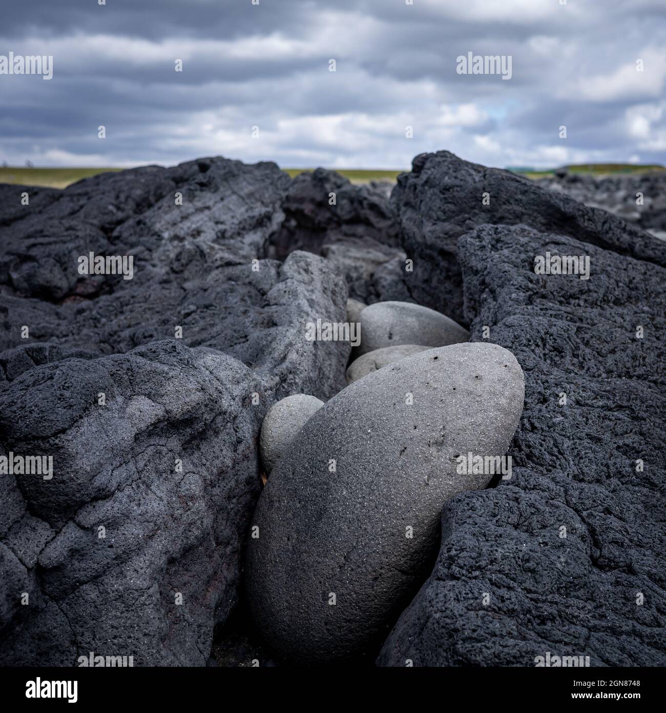 Volcanic rock ground texture hi-res stock photography and images - Alamy