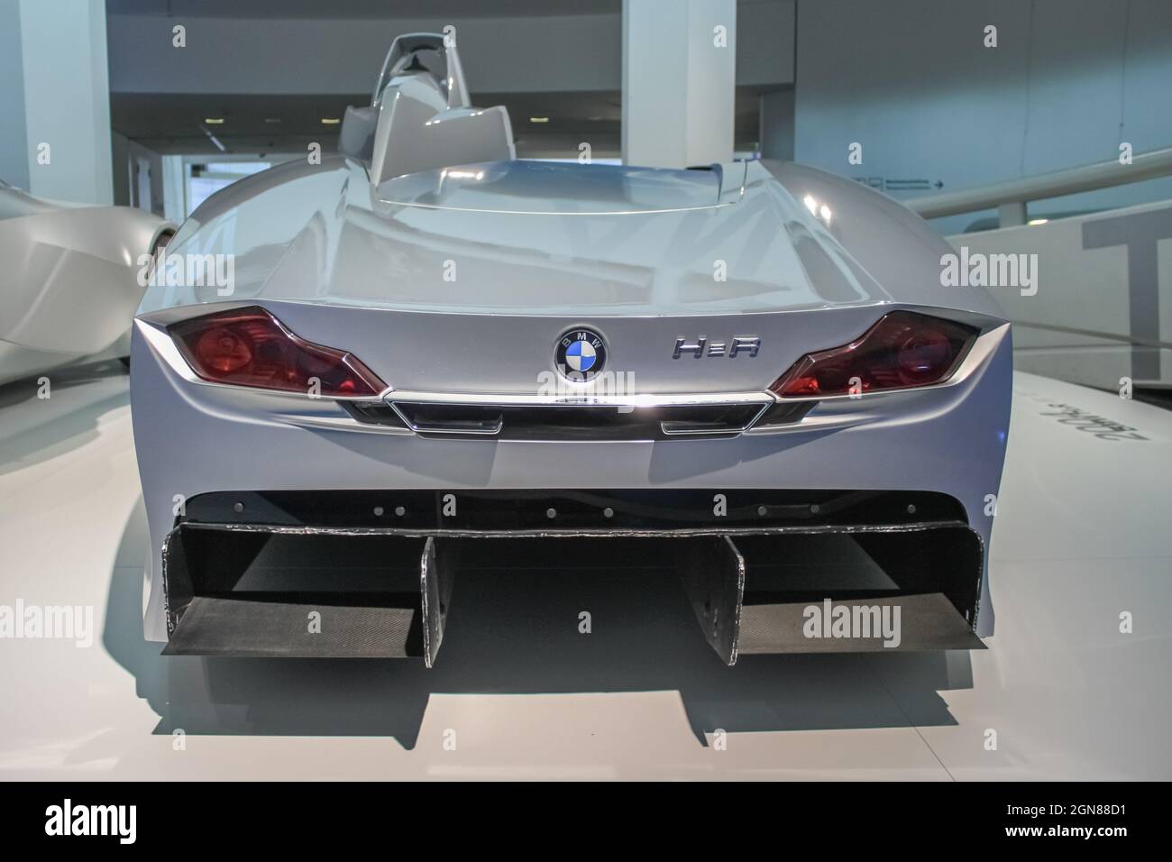 BMW H2R is a concept car of a sports hybrid car. The car uses liquid ...