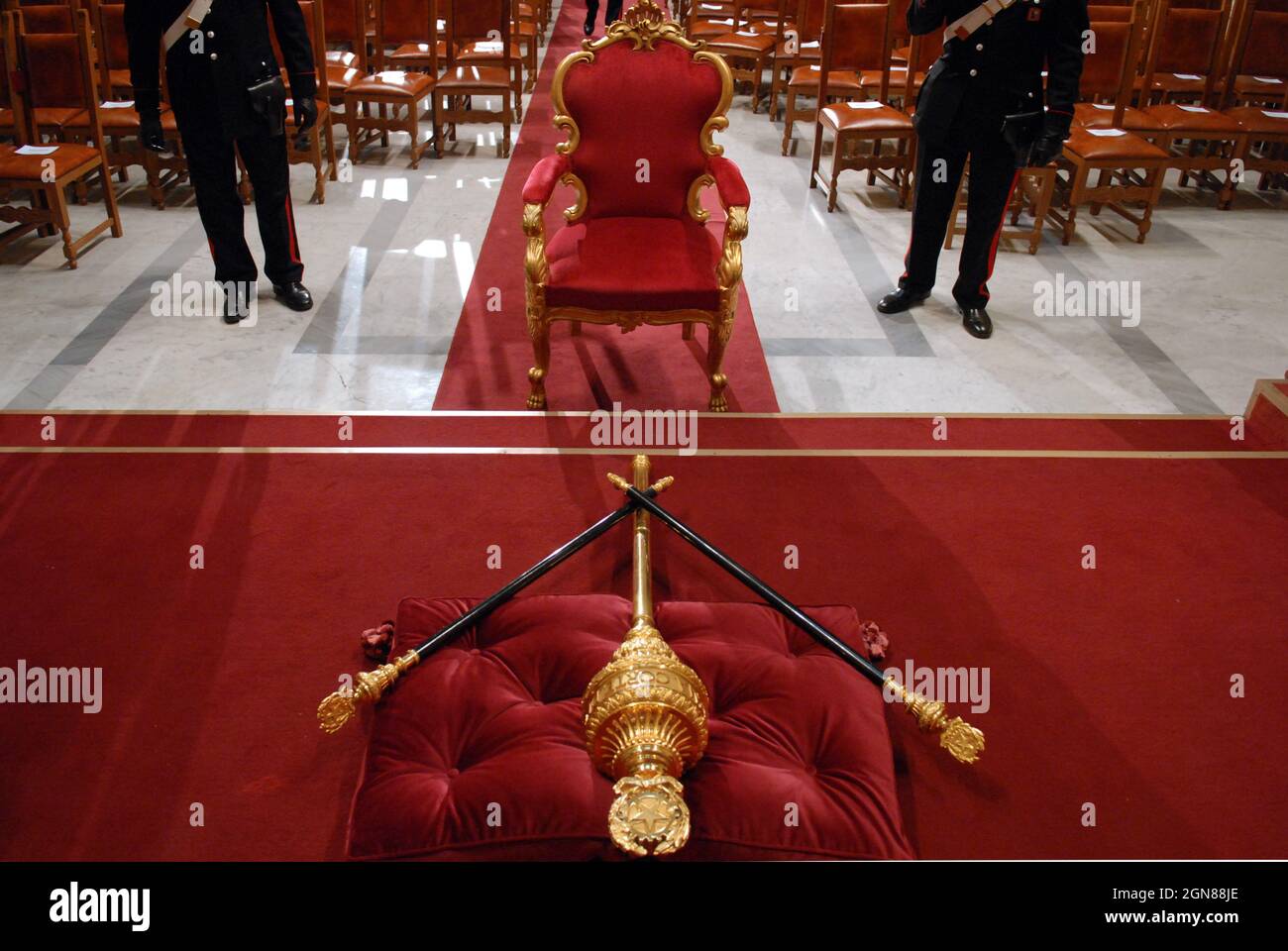 Rome Italy, 26/01/2007: Annual opening of the Supreme Court. Ceremonial ...