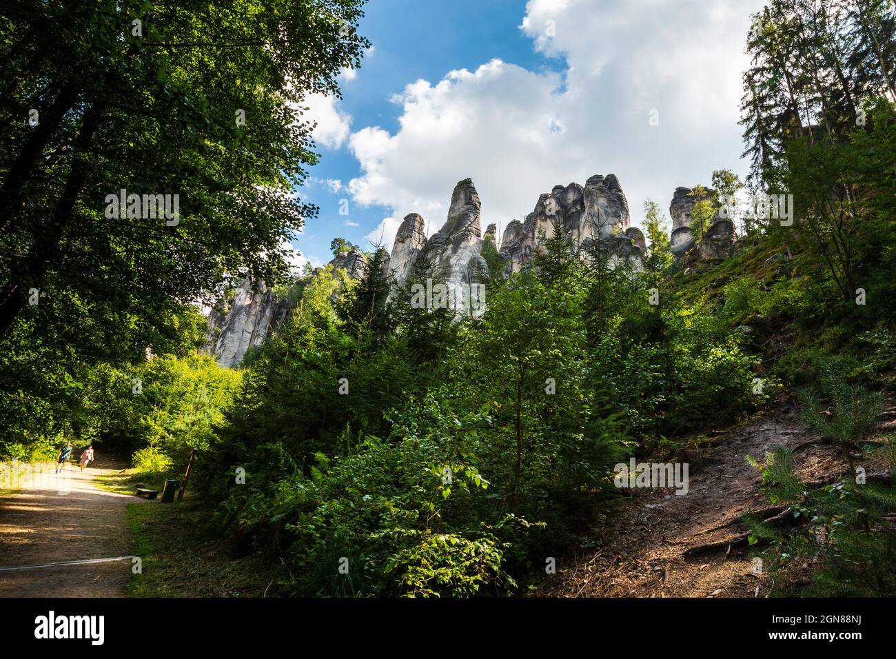 The Prachov Rocks, Rock Towers, Bohemian Paradise, Cesky raj, rock ...