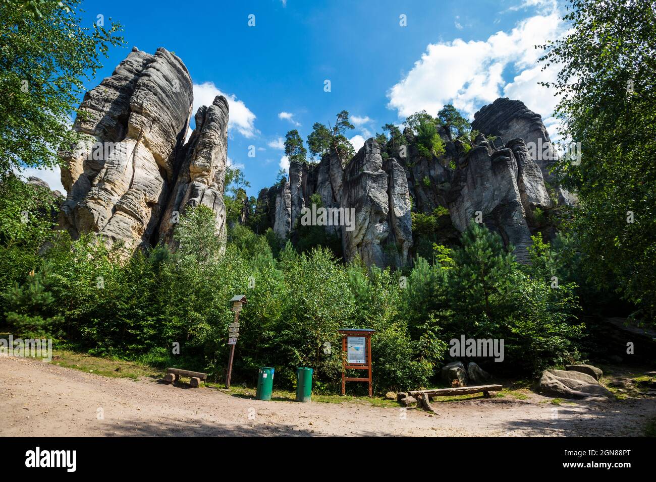 The Prachov Rocks, Rock Towers, Bohemian Paradise, Cesky raj, rock ...