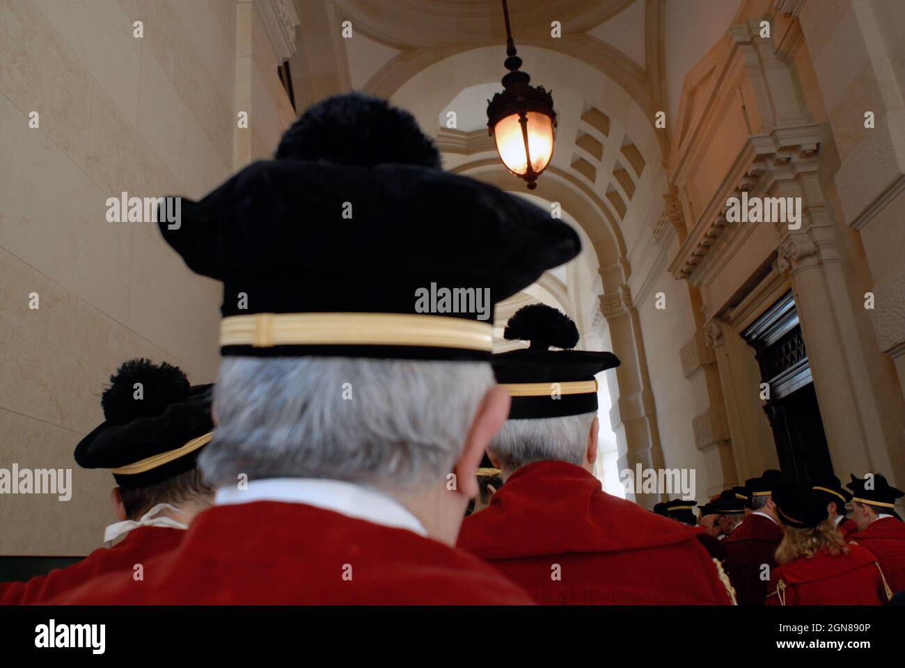 Rome Italy, 25/01/2008: Magistrates prepare for the inauguration of the ...