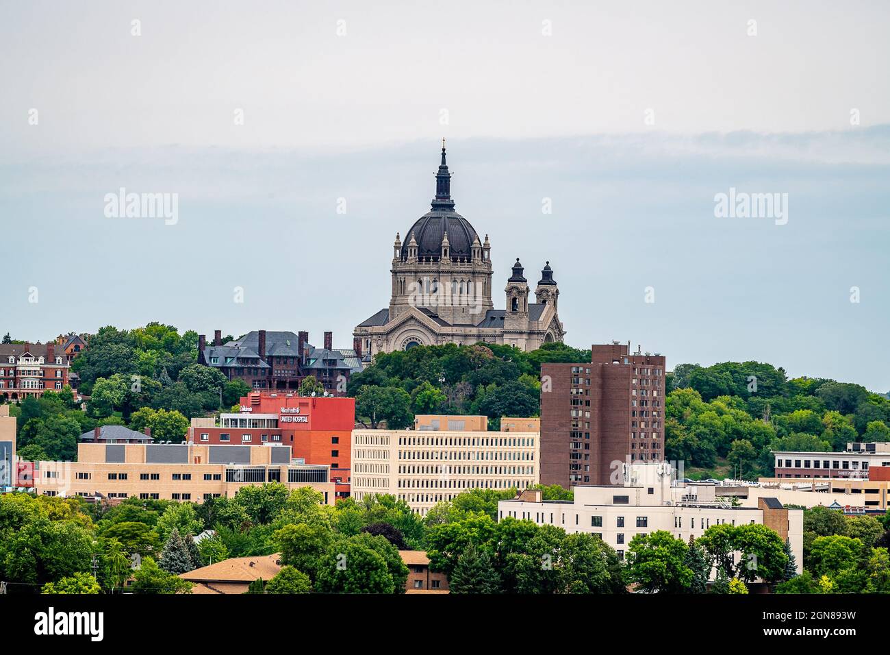 Downtown St. Paul from the High Bridge Overlook Stock Photo - Alamy