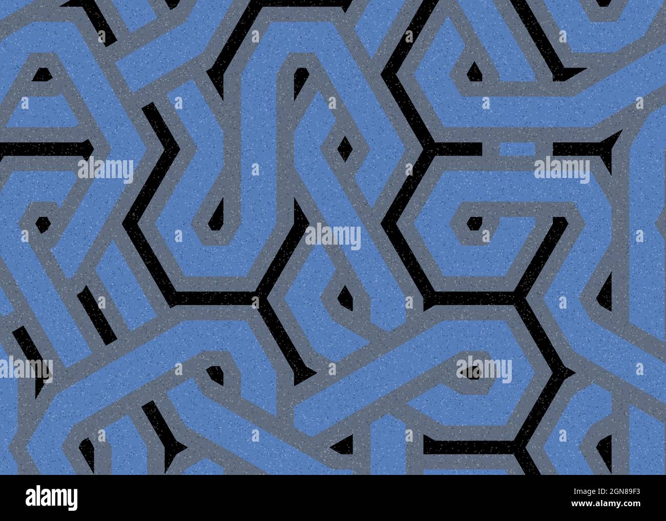 Computer-generated Hexagon Tile Connection art background design ...