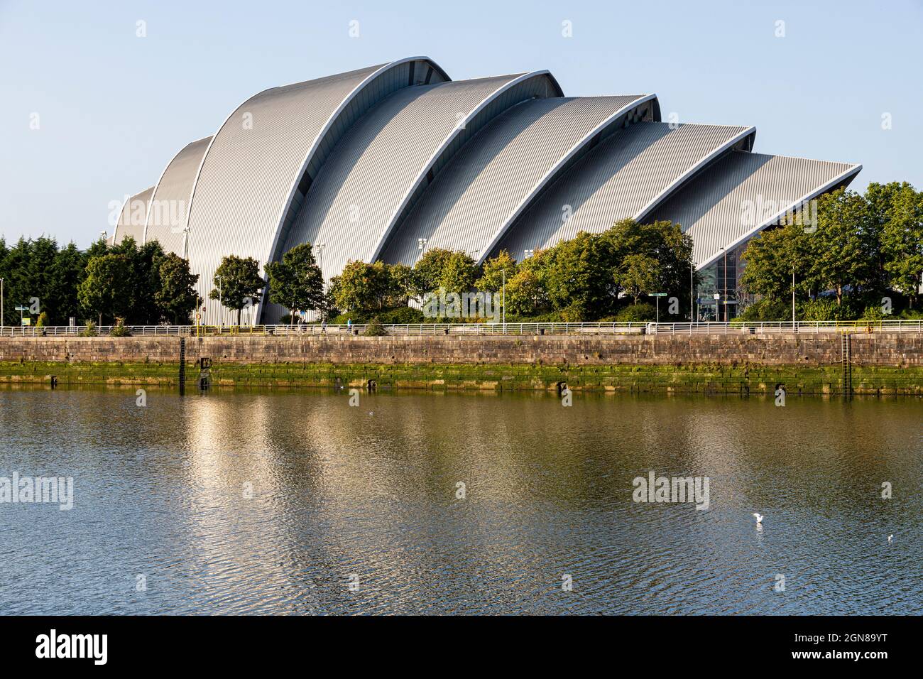 The Scottish Event Campus (SEC) beside Bells Bridge over the River ...