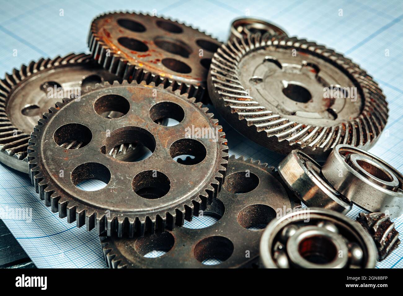 Graph paper ruler pencil hi-res stock photography and images - Alamy