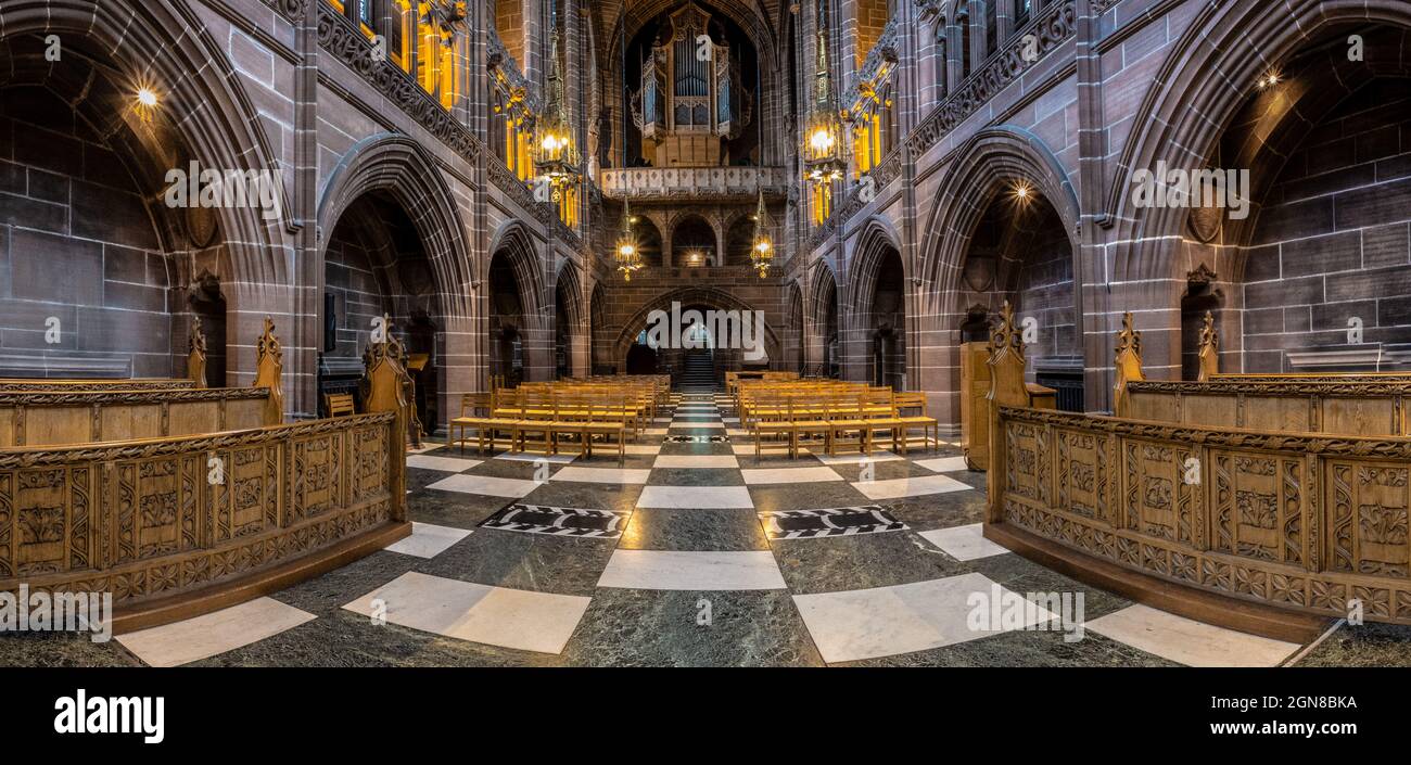 View from the Altar of a Chapel Stock Photo - Alamy