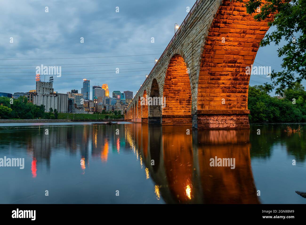 Stone Arch Bridge Stock Photo - Alamy