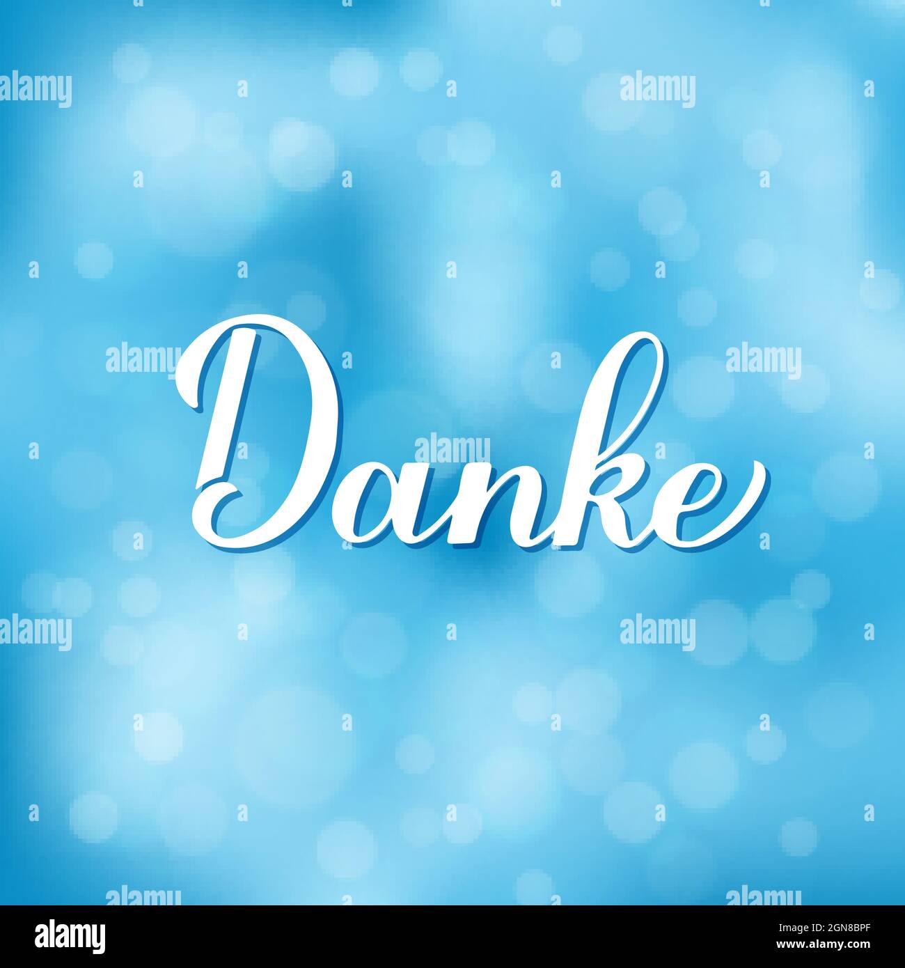 Blue tag german word danke Stock Vector Images - Alamy