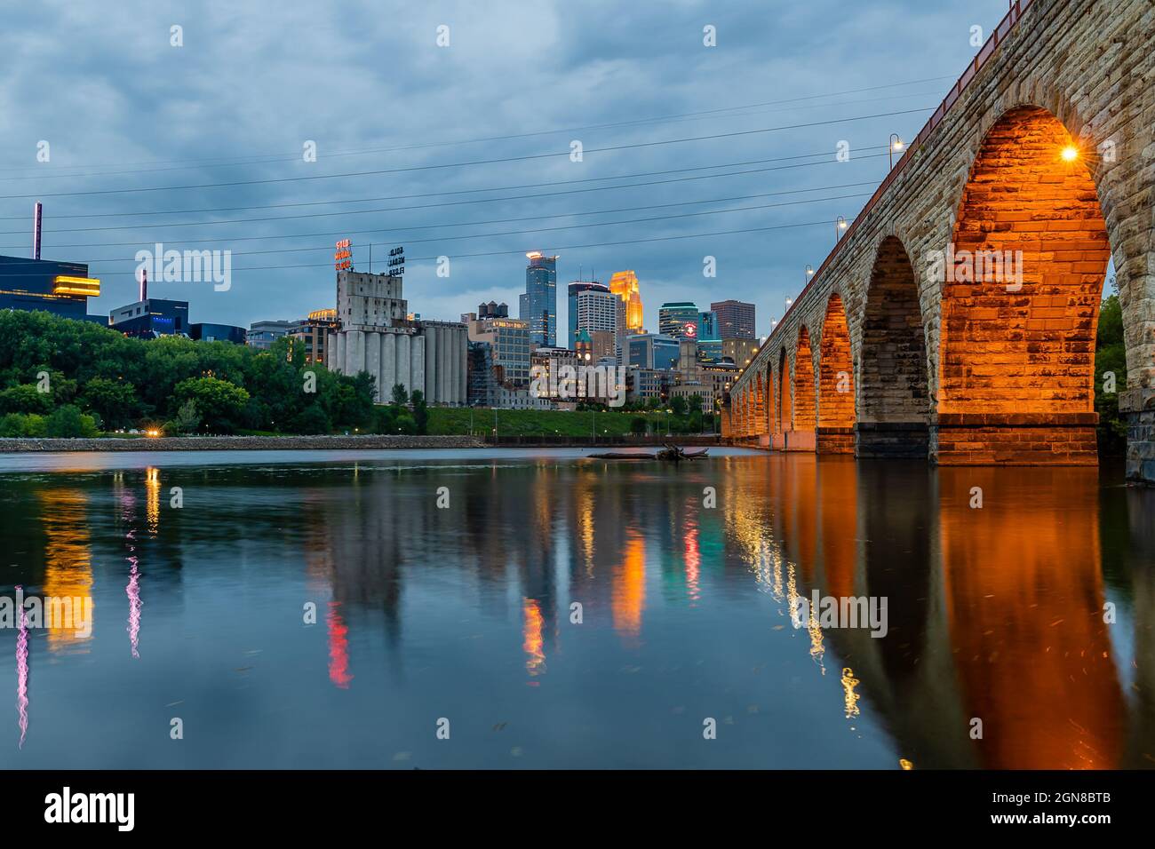 Stone Arch Bridge Stock Photo - Alamy
