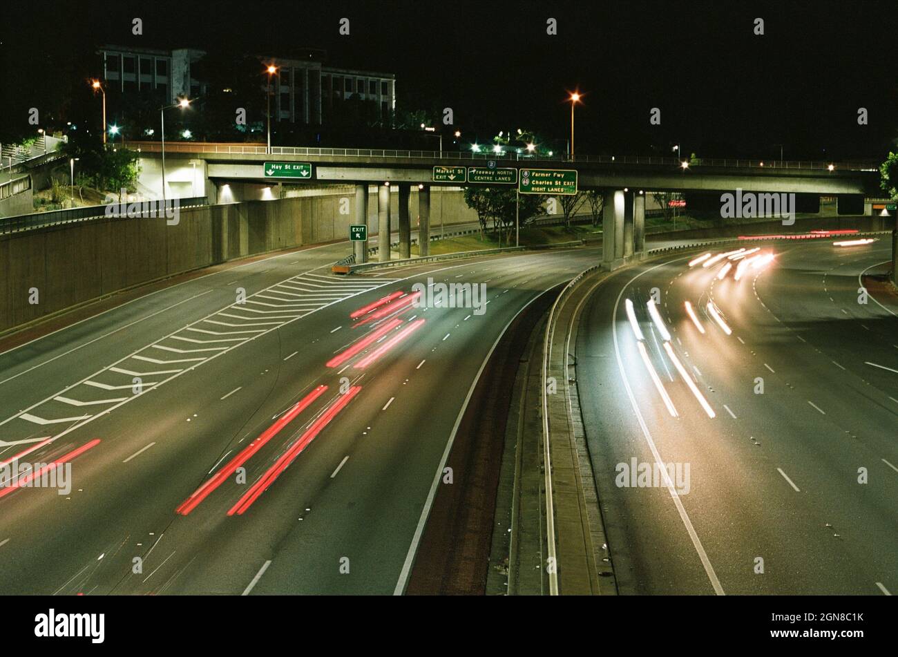 Overpass at night hi-res stock photography and images - Alamy