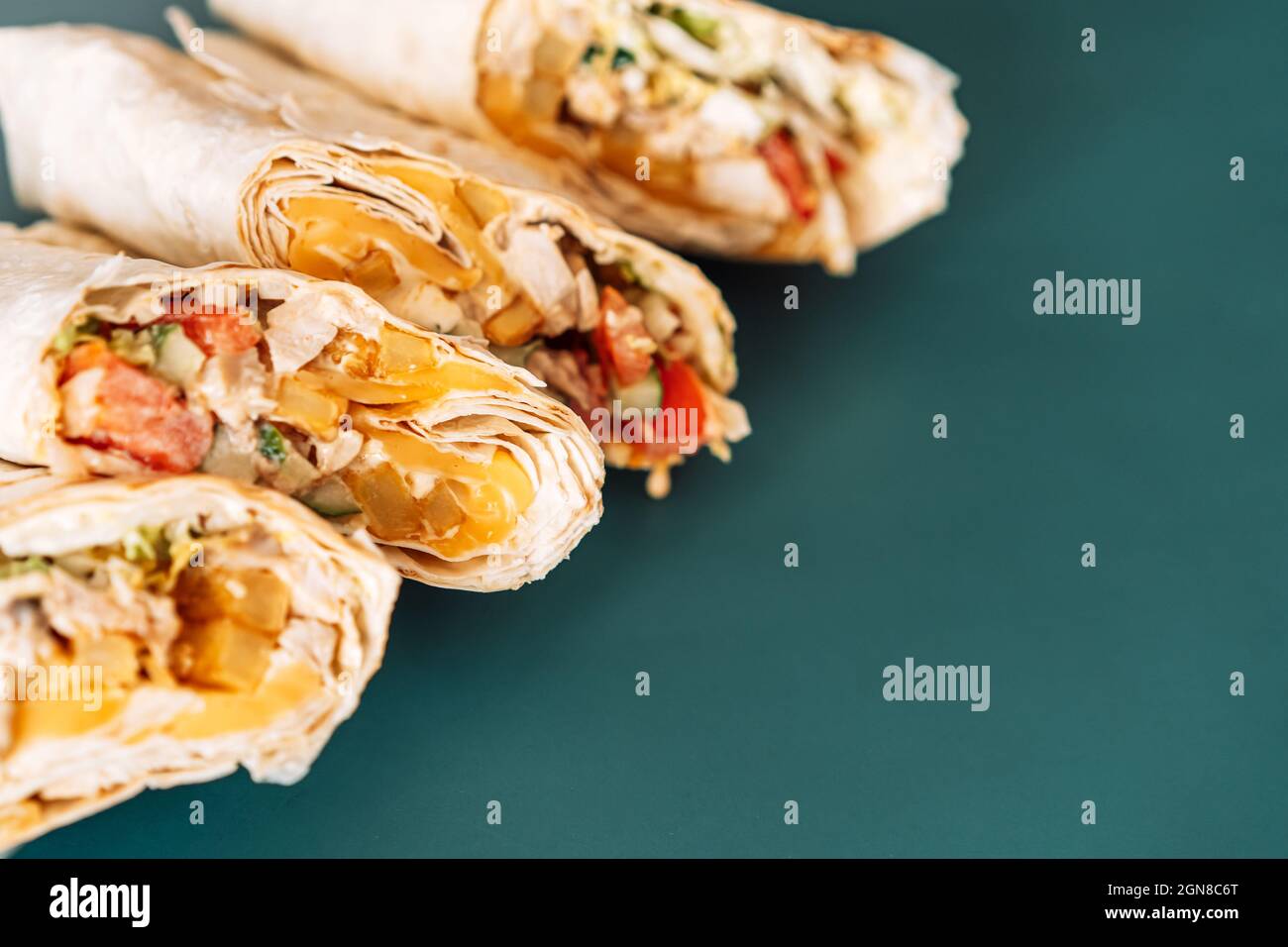 Cutaway shawarma hi-res stock photography and images - Alamy