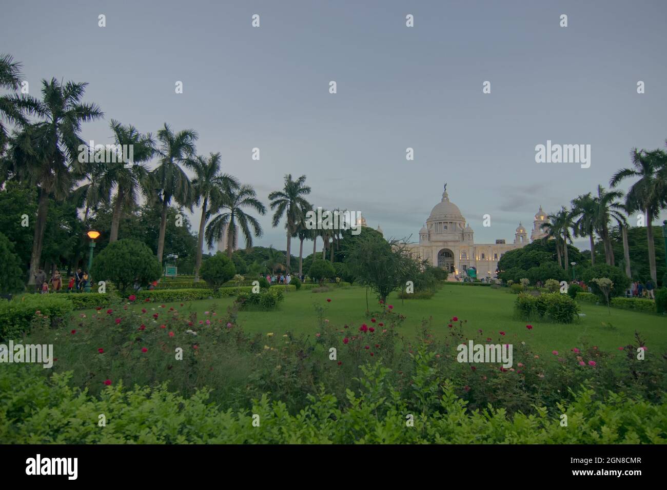 Victoria Memorial, Kolkata , Calcutta, West Bengal, India . A ...