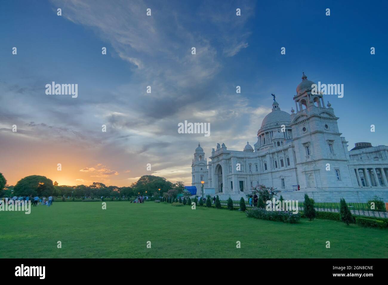 Sunrise at Victoria Memorial, Kolkata , Calcutta, West Bengal, India ...