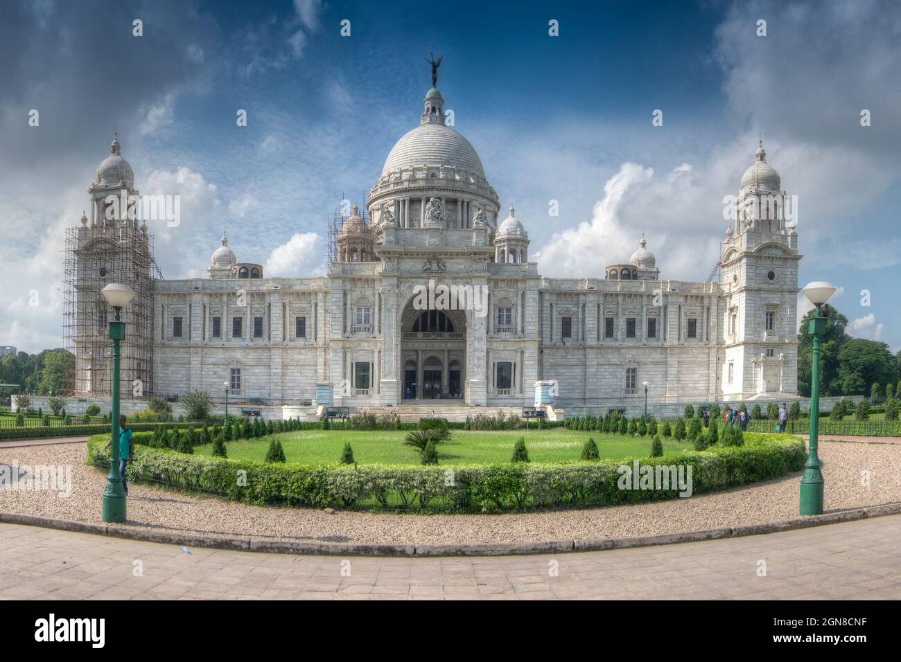 Beautiful panoramic image of Victoria Memorial, Kolkata , Calcutta ...