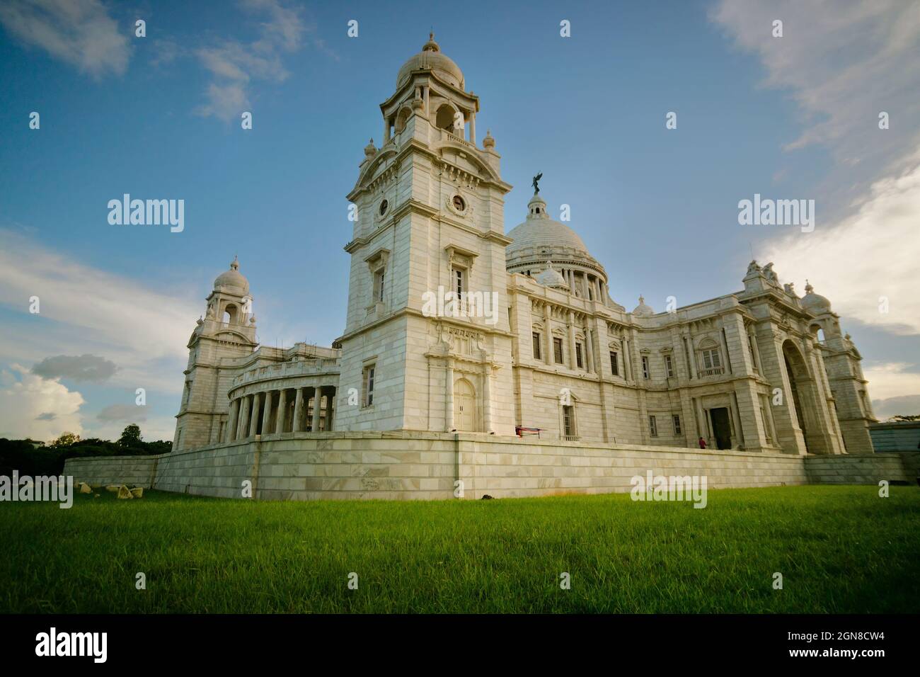 Victoria Memorial, Kolkata , Calcutta, West Bengal, India . A ...