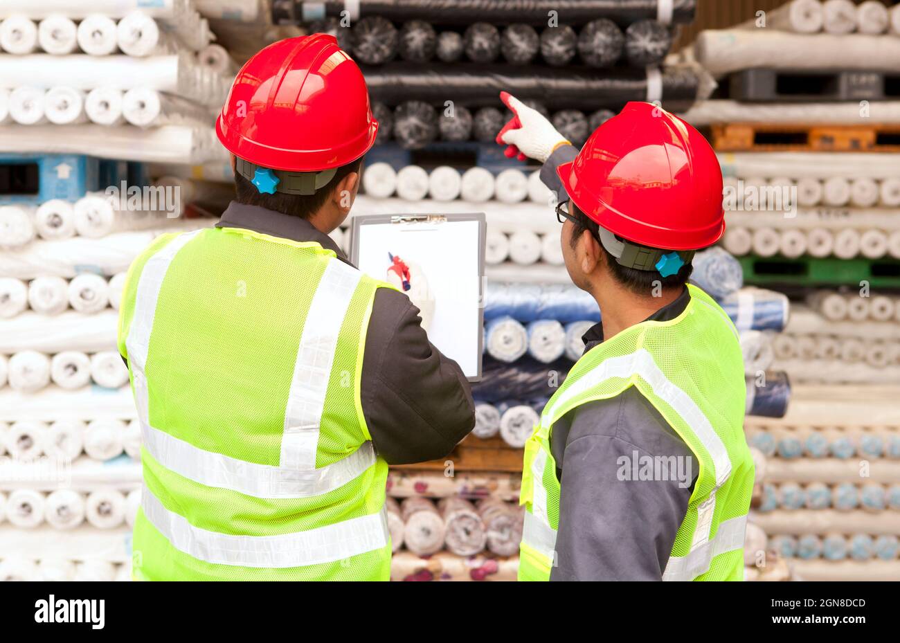 Checking the material hi-res stock photography and images - Alamy