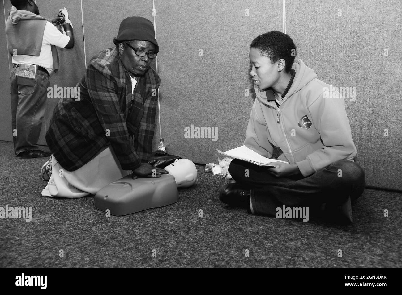 JOHANNESBURG, SOUTH AFRICA - Aug 12, 2021: A First Aid CPR training ...