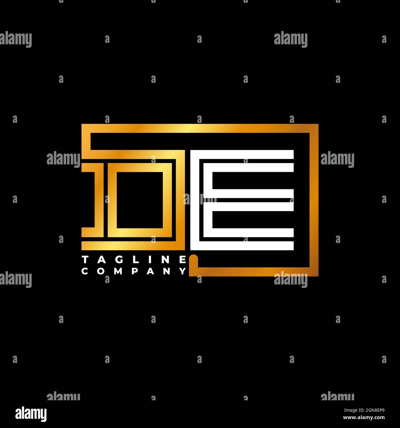 DP Logo letter Geometric Photograph Camera shape style template vector ...