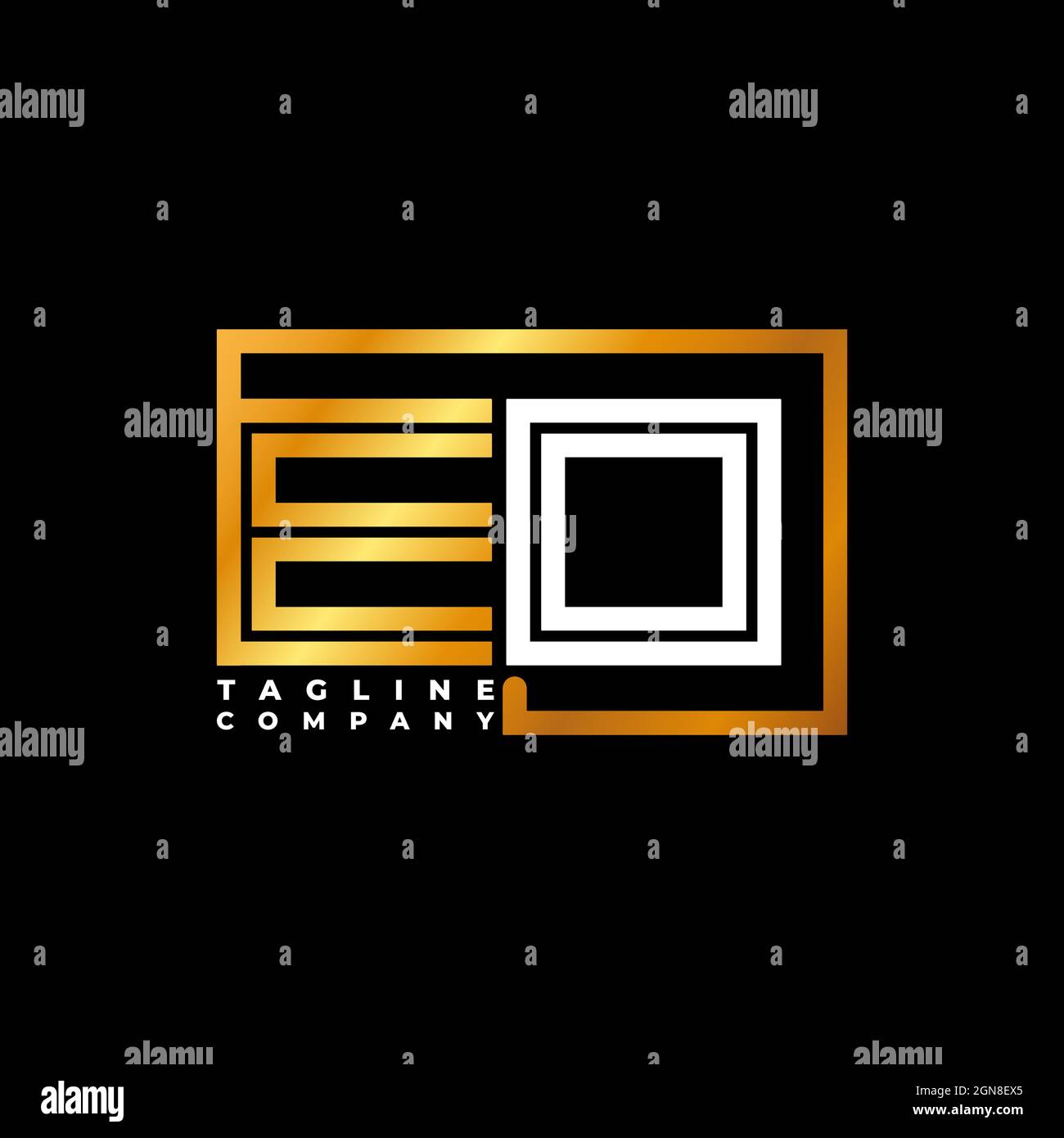FD Logo letter Geometric Photograph Camera shape style template vector ...