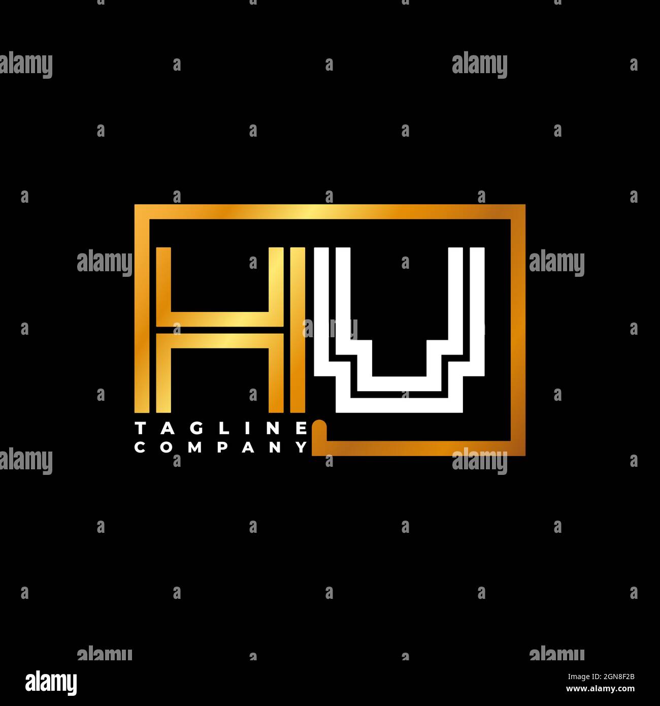 Jw letter design Cut Out Stock Images & Pictures - Alamy