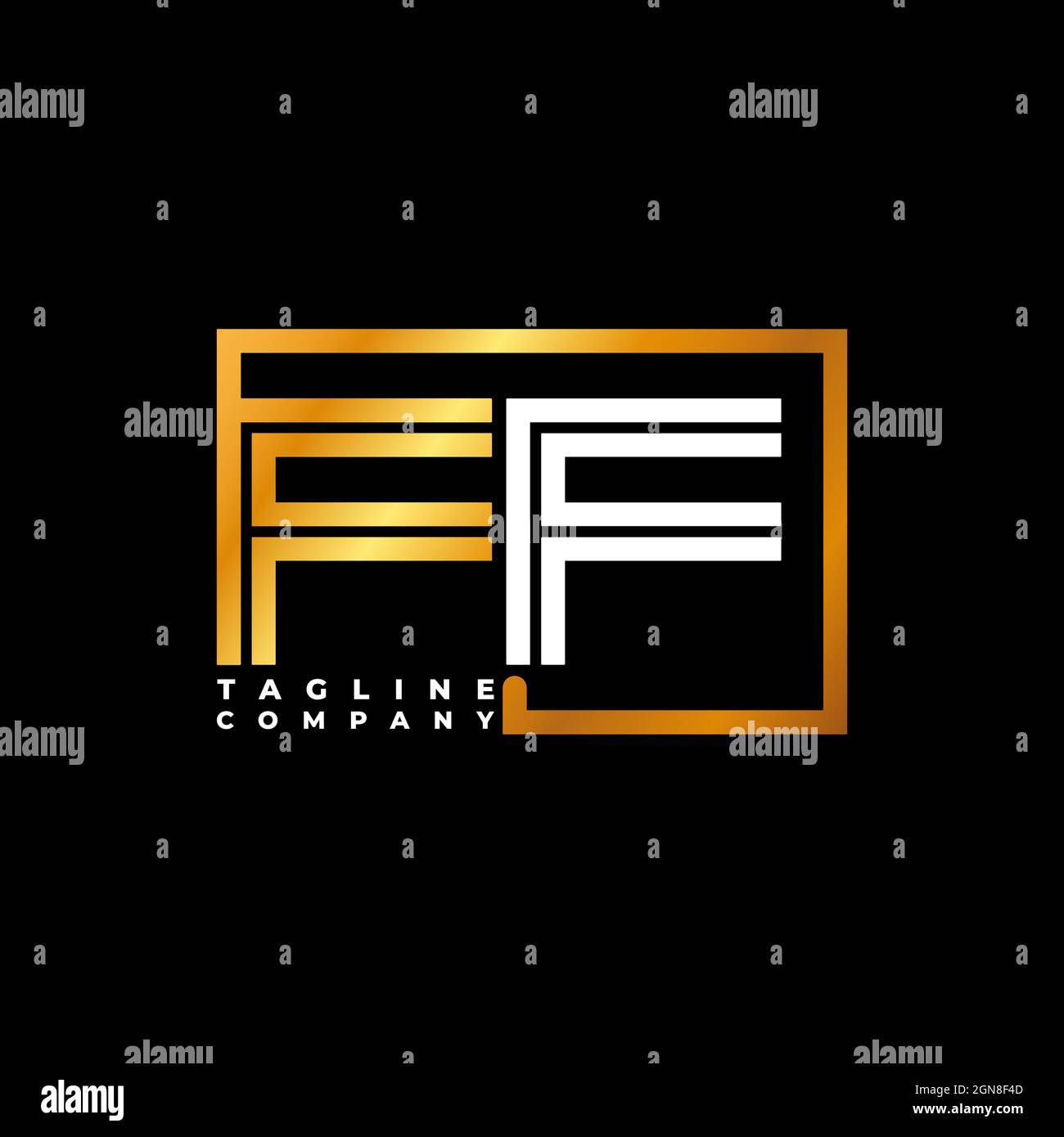 Letter ff logo hi-res stock photography and images - Alamy