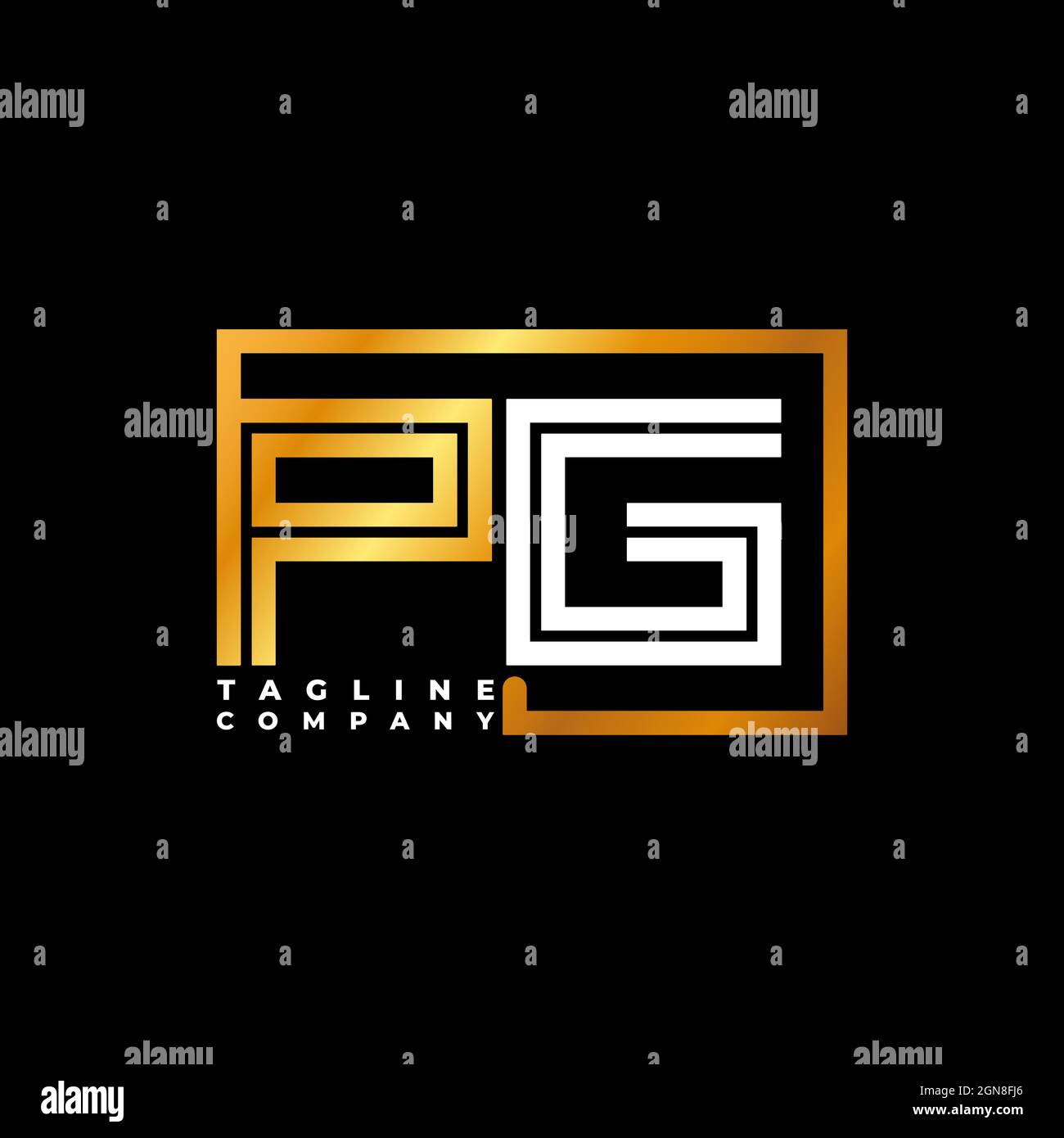 Initial logo monogram letter, logo design, logo letter, monogram design ...