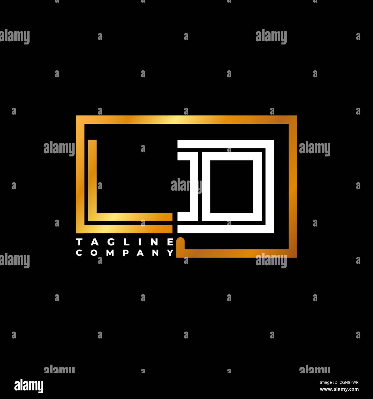 Letter ld logo hi-res stock photography and images - Alamy