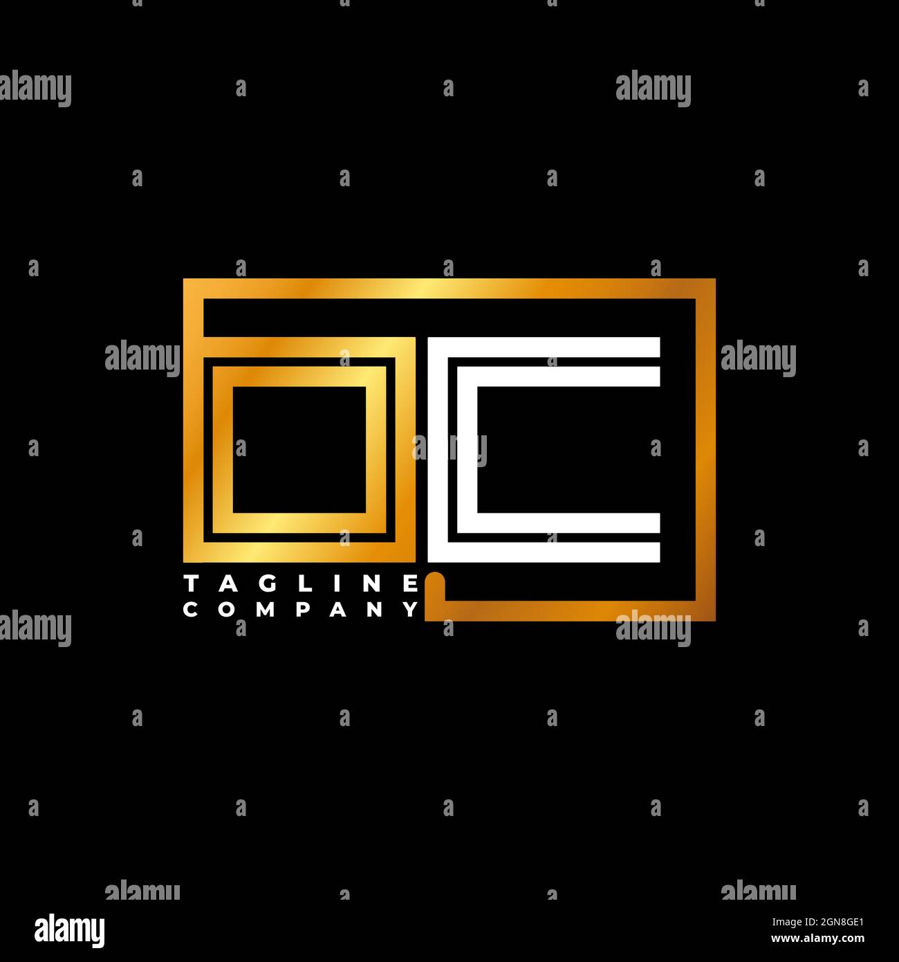 Letter oc logo hi-res stock photography and images - Alamy