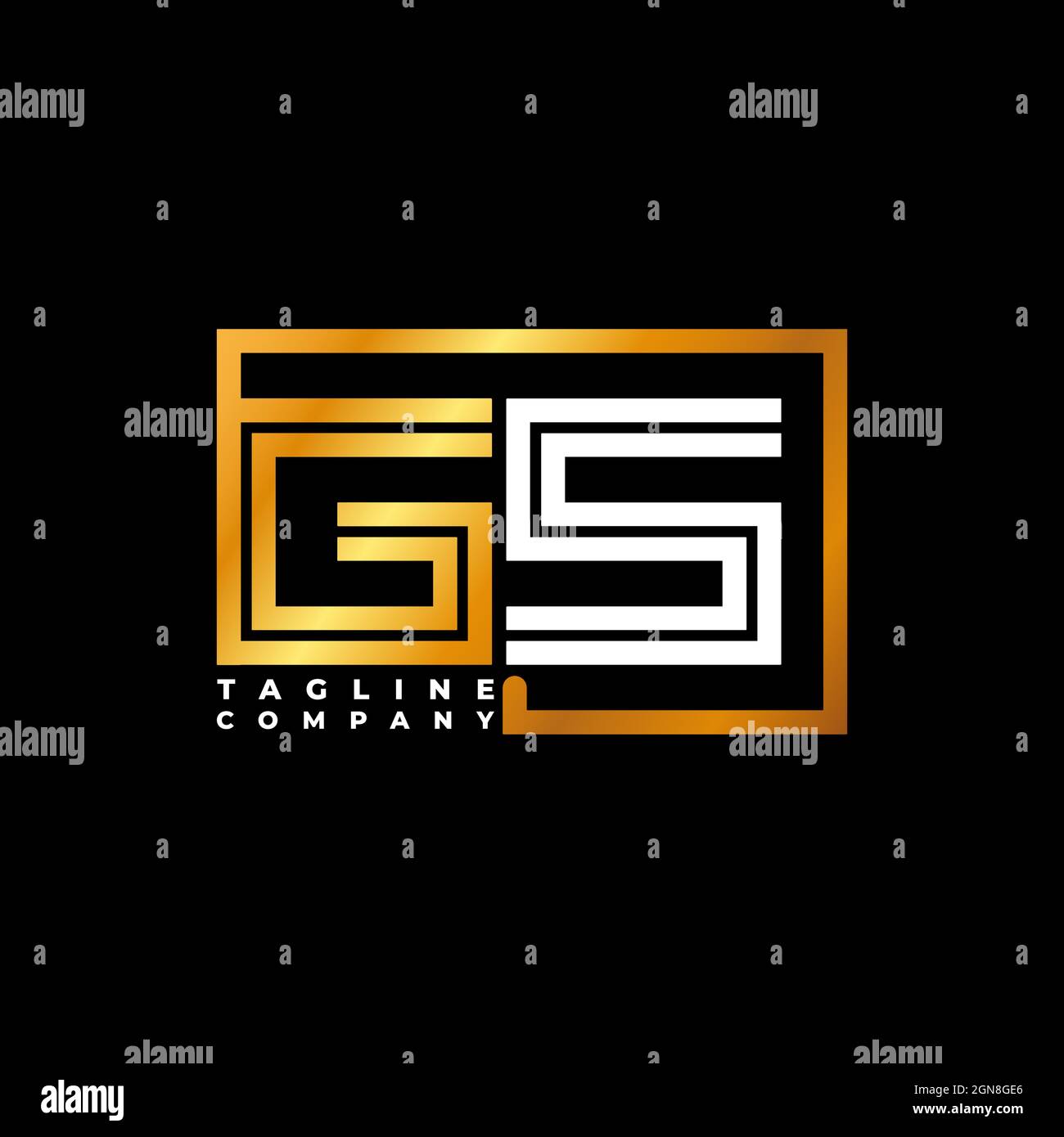 Letter gs logo hi-res stock photography and images - Alamy