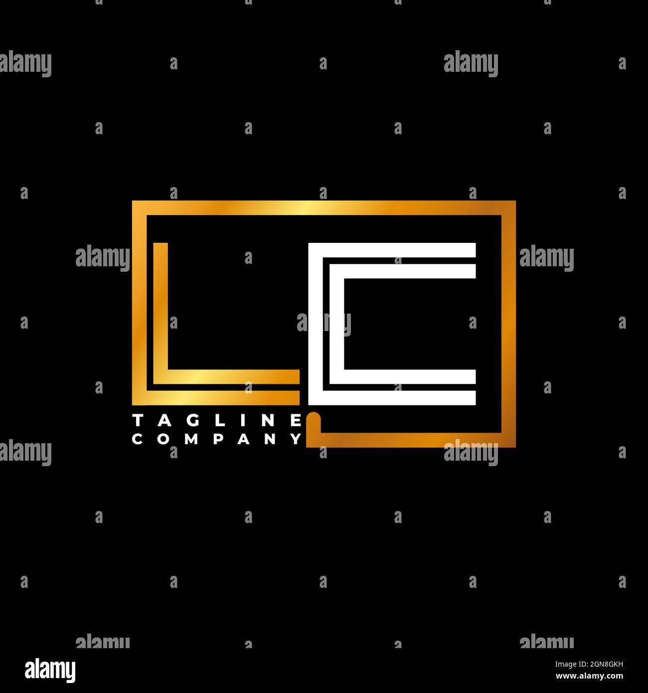 Letter lc logo hi-res stock photography and images - Alamy