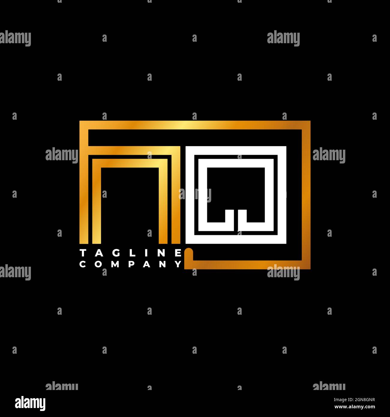 Nq letters Stock Vector Images - Alamy