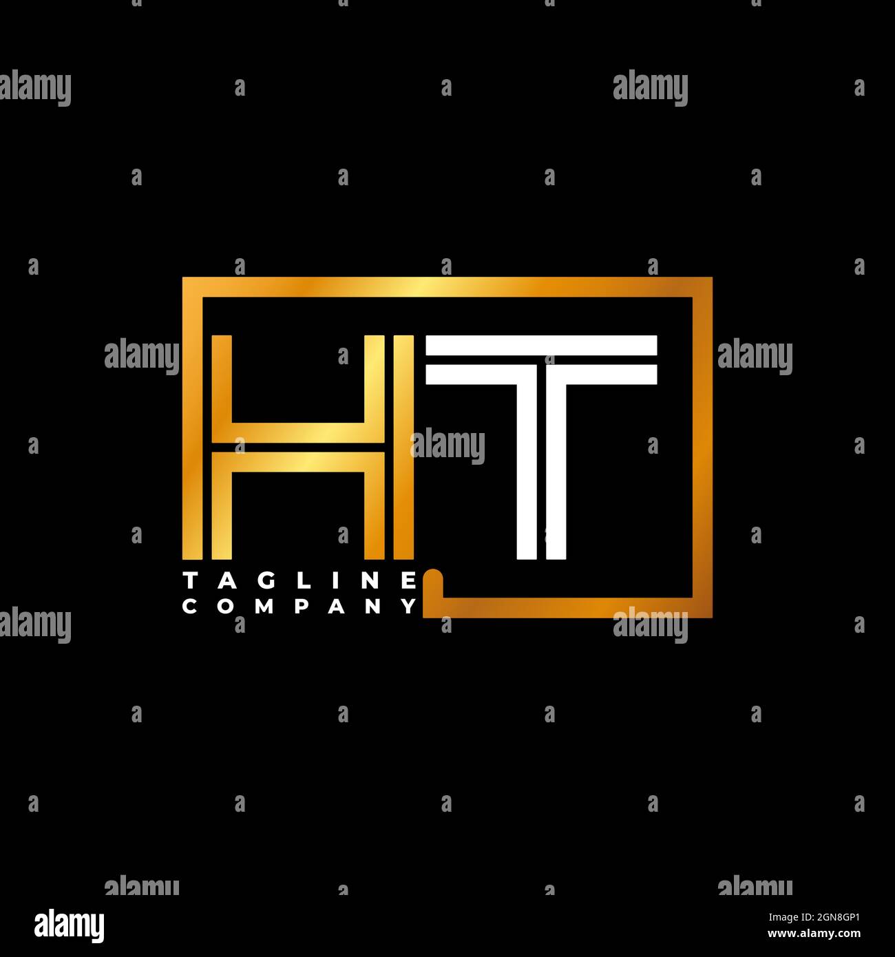 Letter ht logo hi-res stock photography and images - Alamy