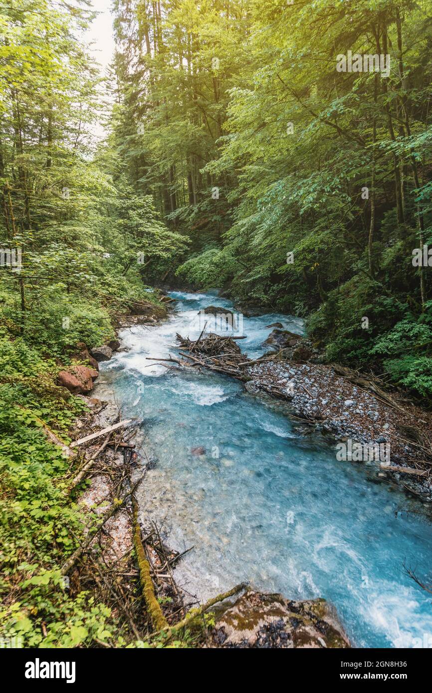 Natural Sources with lots of Waterfalls Stock Photo - Alamy