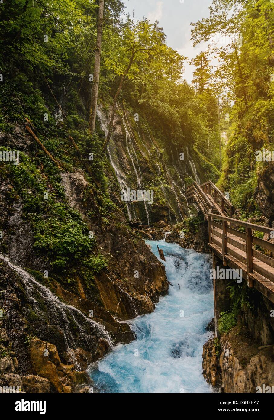 Natural Sources with lots of Waterfalls Stock Photo - Alamy