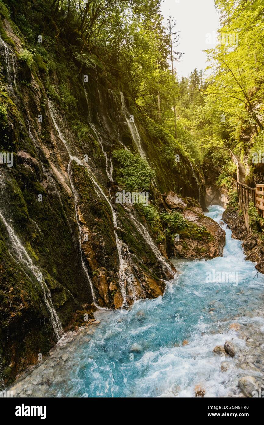 Natural Sources with lots of Waterfalls Stock Photo - Alamy