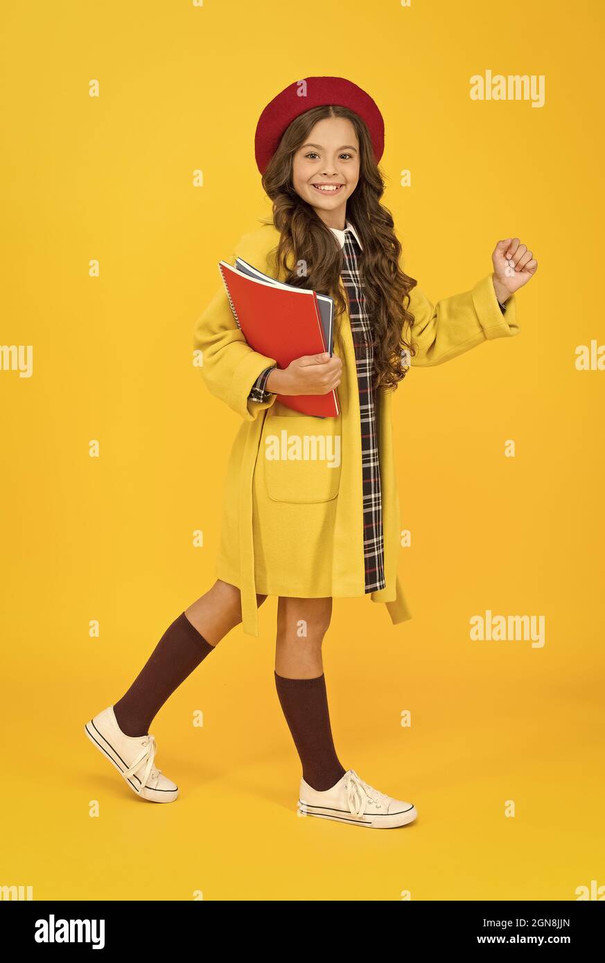 happy kid going to school, education Stock Photo - Alamy