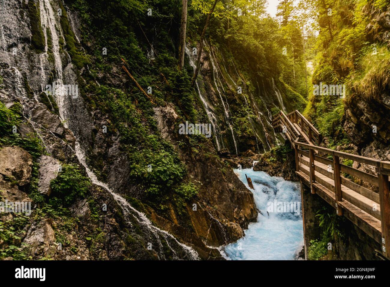 Natural Sources with lots of Waterfalls Stock Photo - Alamy
