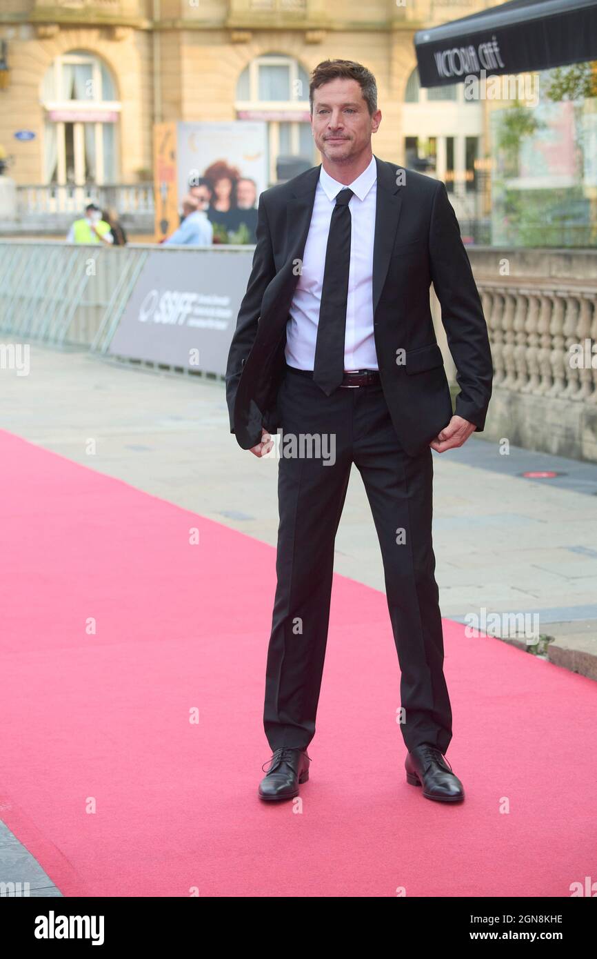 San Sebastian, Spain. Sept 23 2021: Simon Rex attended 'Red Rocket' Red ...