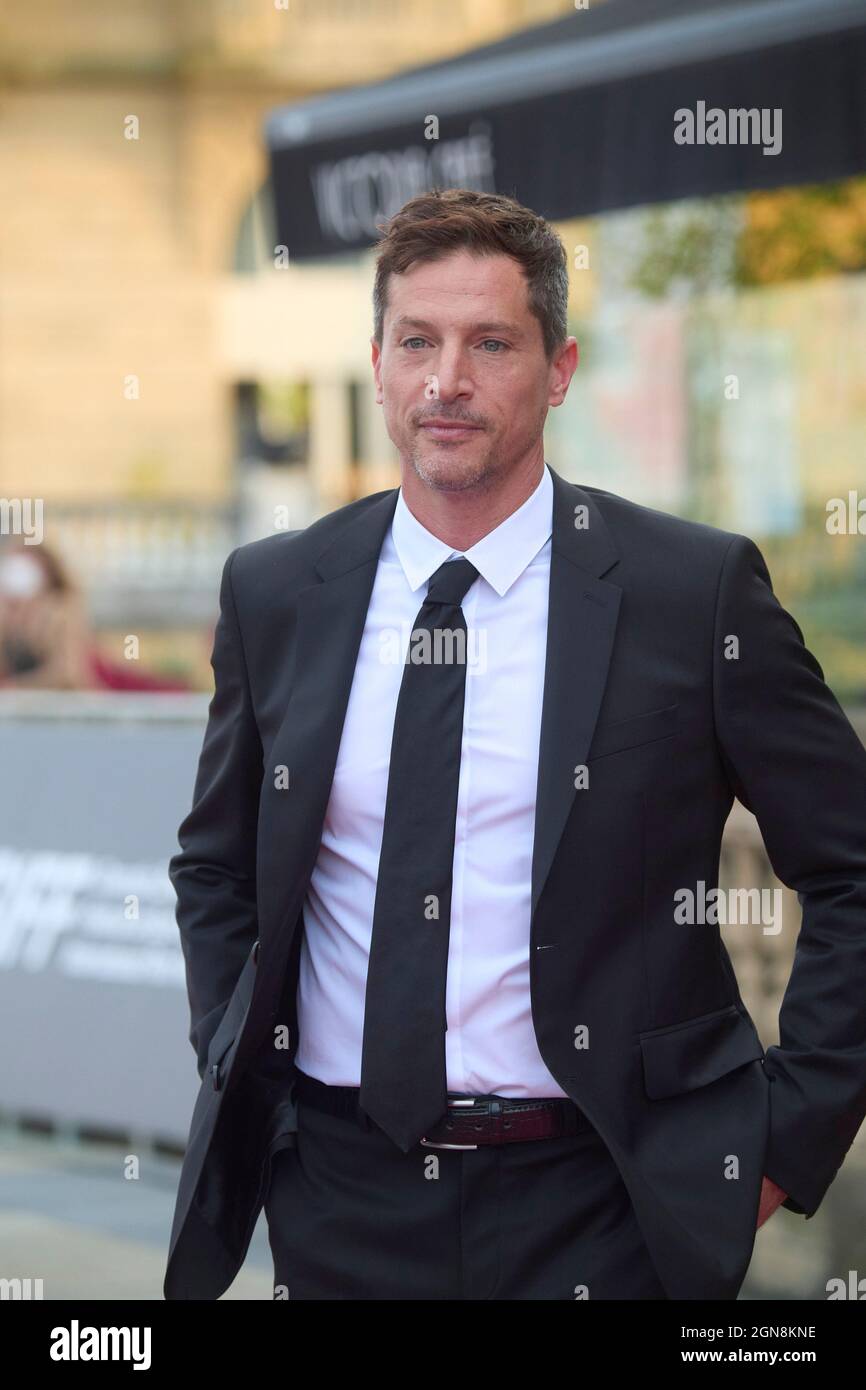 San Sebastian, Spain. Sept 23 2021: Simon Rex attended 'Red Rocket' Red ...