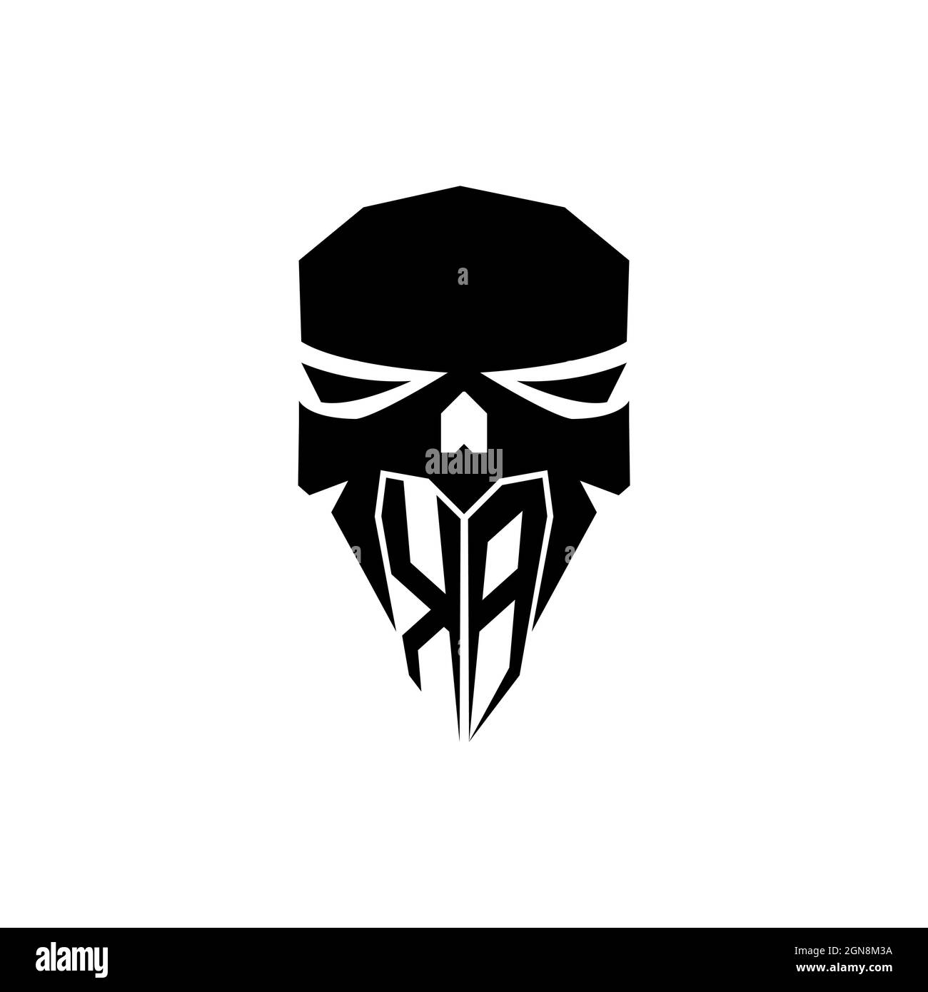 KB Initial ESport gaming logo. Modern head Skull shape template vector ...