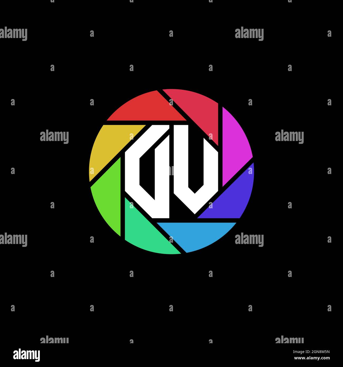 DV Initial ESport gaming logo. Modern head Skull shape template vector ...