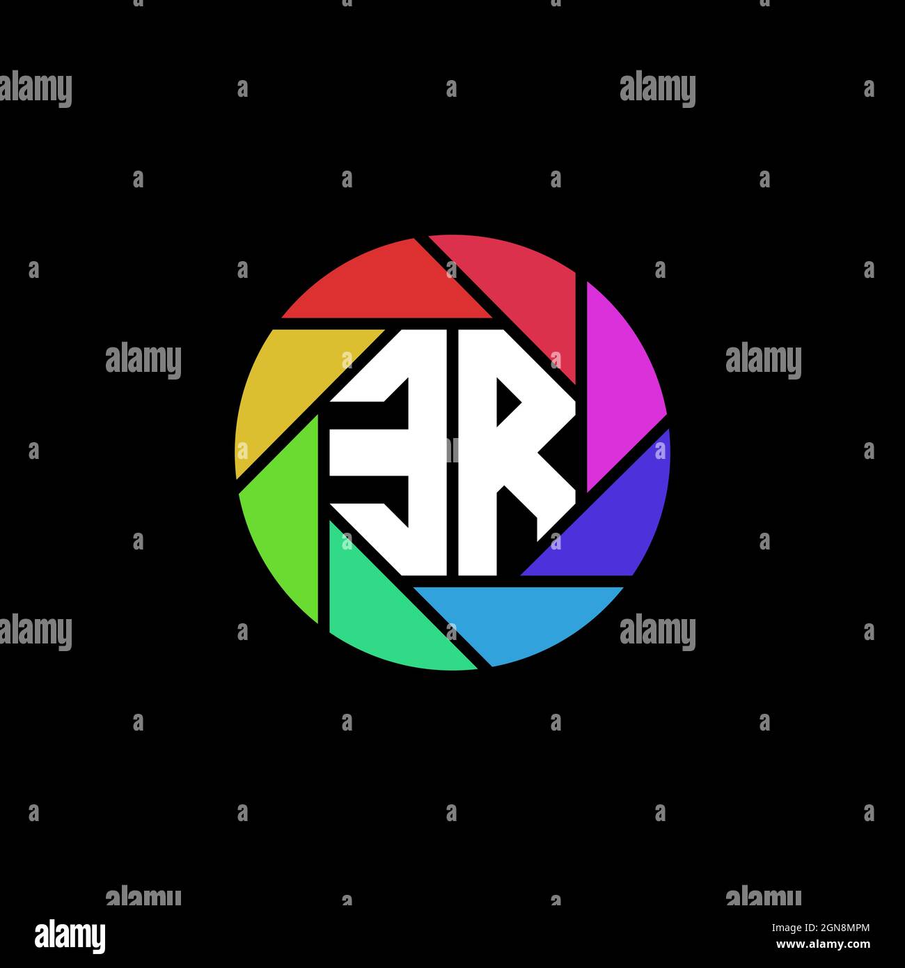 ER Initial ESport gaming logo. Modern head Skull shape template vector ...